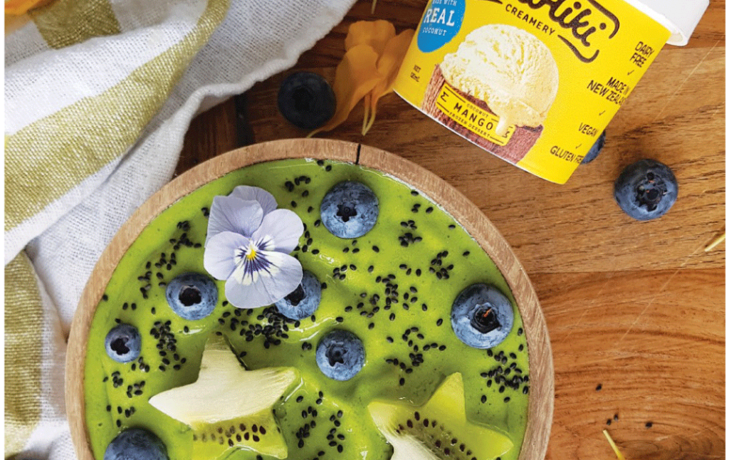 Super Green Mango Smoothie Bowl (V, DF, GF – 400ml serve) – Wahiki
